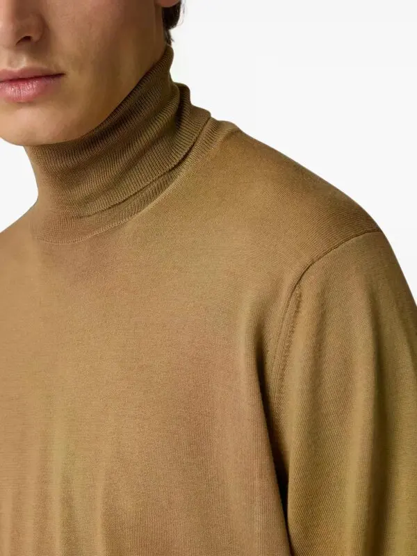 LARDINI Wool Turtleneck Sweater