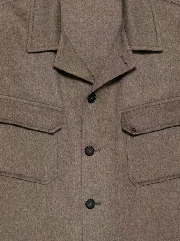 Tagliatore Button-up Patch-pocket Coat