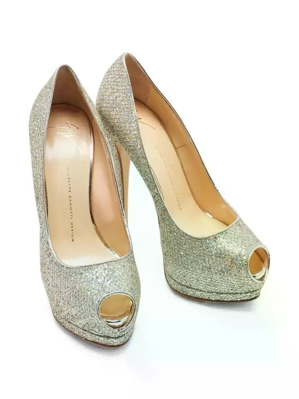 GIUSEPPE ZANOTTI Sharon Peep-toe Platform Pumps