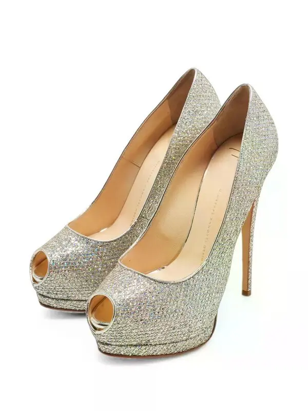 GIUSEPPE ZANOTTI Sharon Peep-toe Platform Pumps