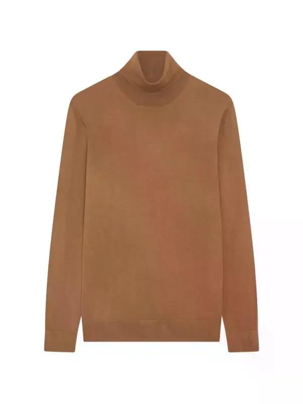 LARDINI Fine-knit Turtleneck Sweater
