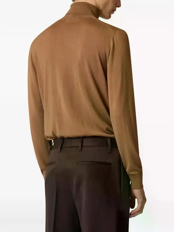 LARDINI Fine-knit Turtleneck Sweater