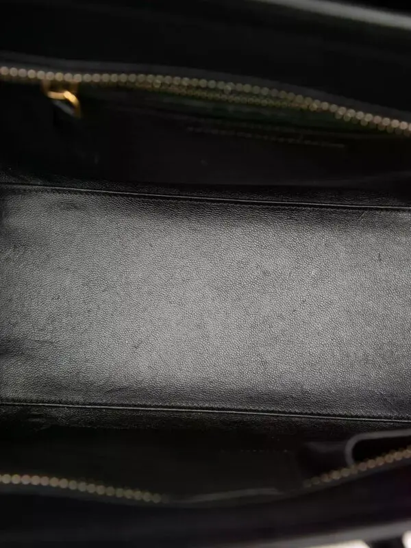 Celine 2014 Micro Tricolor Leather Luggage Tote Bag