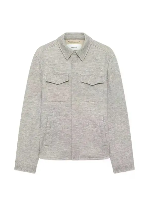 LARDINI Easy Wear Padded Shirt Jacket