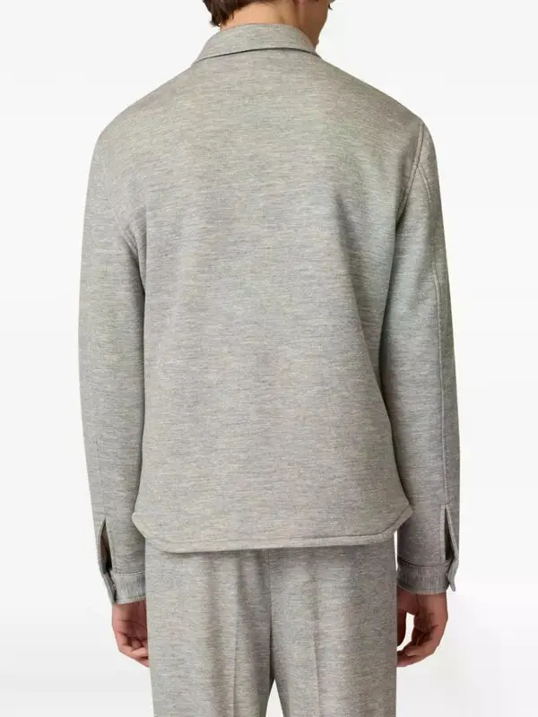 LARDINI Easy Wear Padded Shirt Jacket