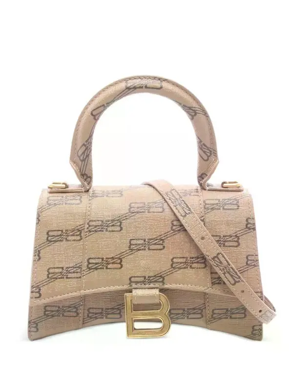 Balenciaga 2010s Xs Hourglass Tote Bag - Neutrals