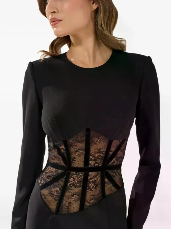 SILK LOVE & LACE Ilara Corset-style Gown