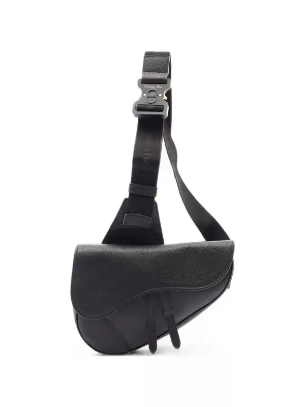Dior 2010s Saddle Body Bag - Black