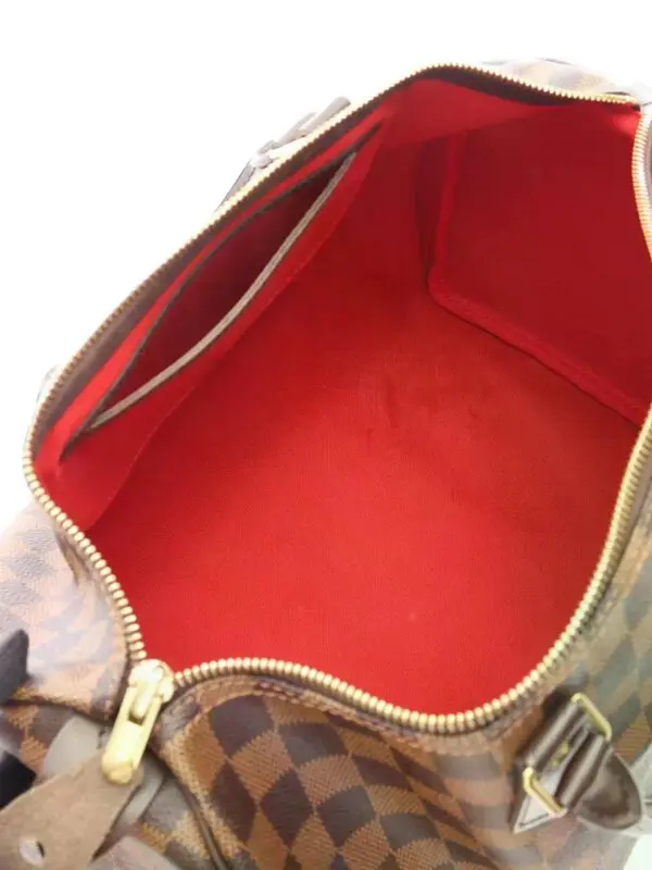 LOUIS VUITTON 2012 Damier Ebene Speedy 35 Travel Bag