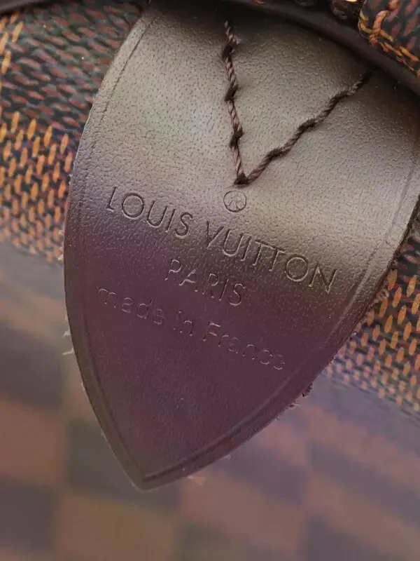LOUIS VUITTON 2012 Damier Ebene Speedy 35 Travel Bag