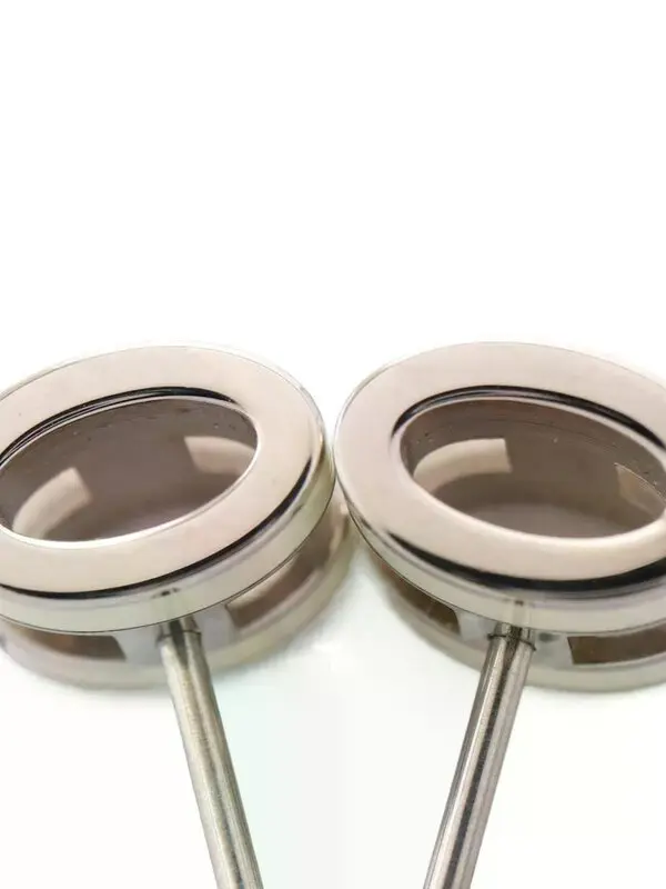 Hermès 2010s Mini Pop H Earrings - Silver