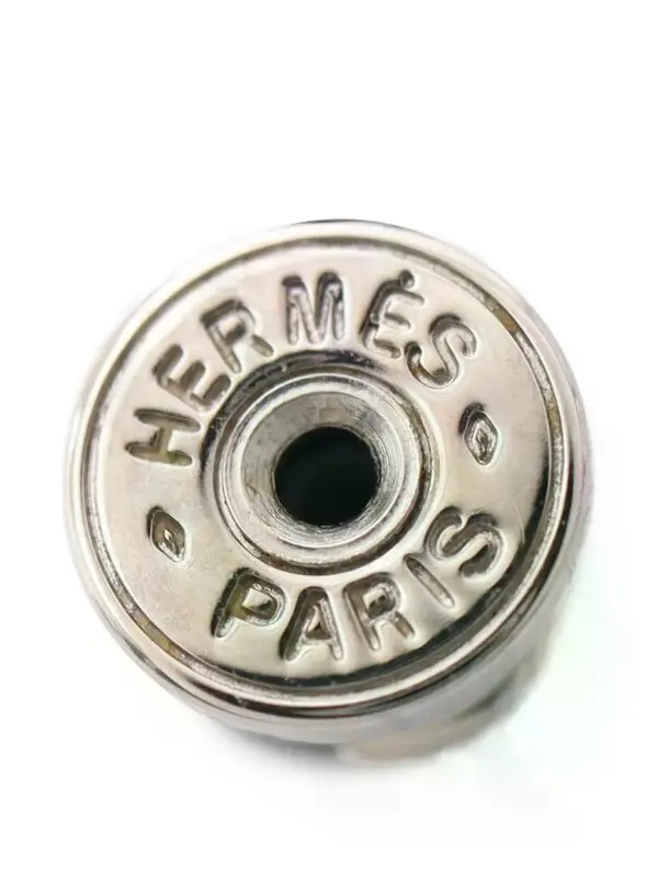 Hermès 2010s Mini Pop H Earrings - Silver
