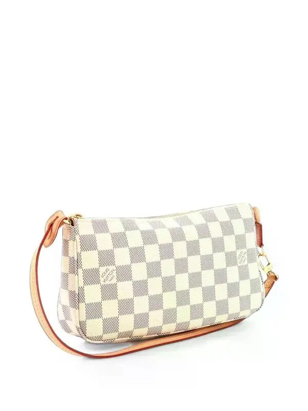 LOUIS VUITTON Pochette Accessoires Nm Damier Clutch Bag - White