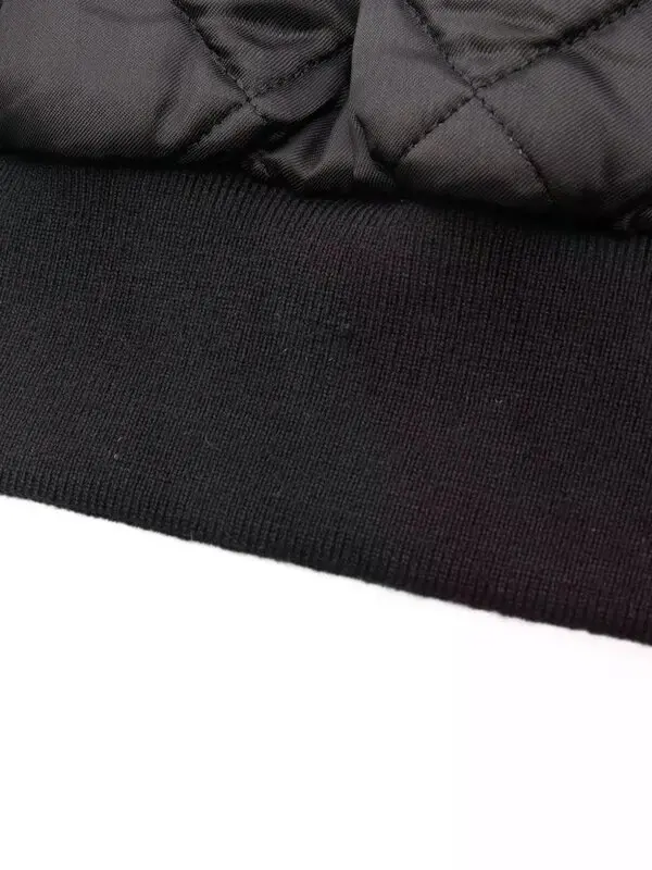 Celine 2010s Logo Patch Bomber Jacket
