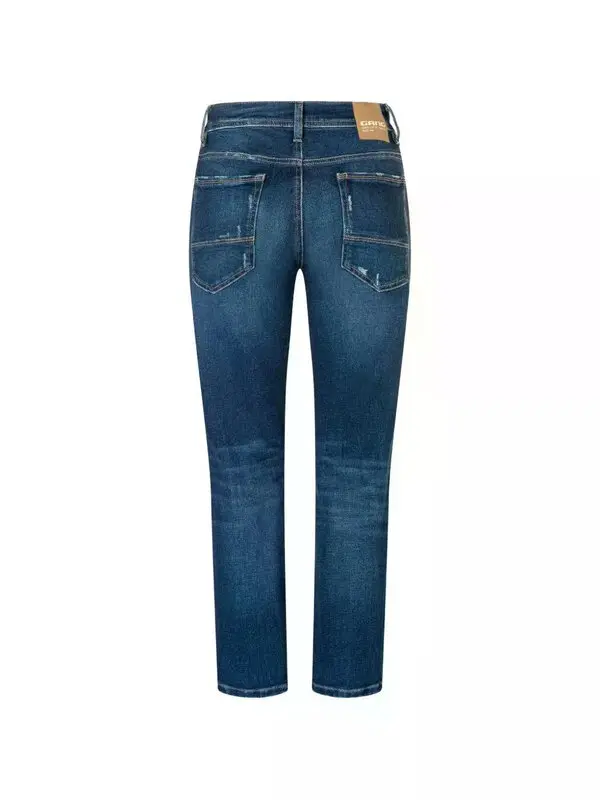 GANG Nica Cropped Distressed Jeans