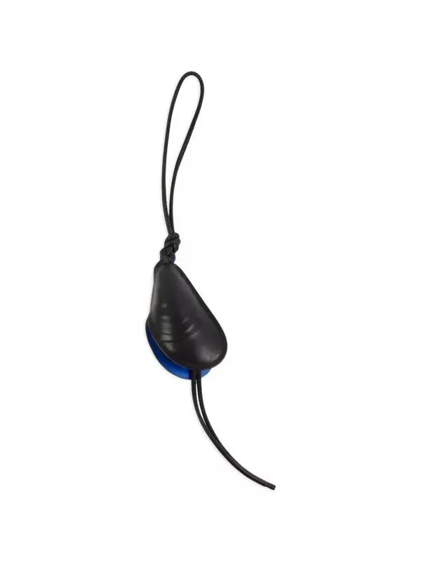 Loewe Moulded Leather Shell Charm - Black