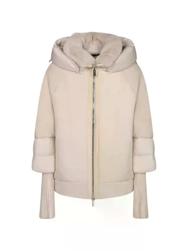 MOORER Fur-trimmed Hooded Jacket