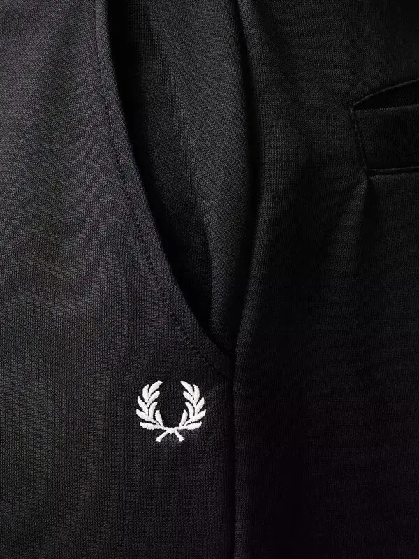 Fred Perry Logo-embroidered Wide-leg Trousers