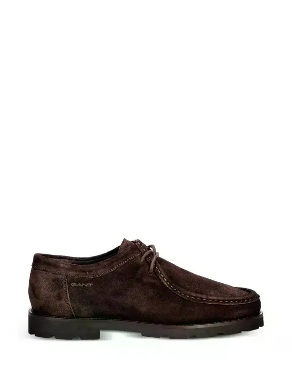 Gant Suede Apron-toe Lace-up Shoes