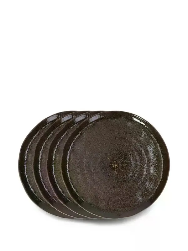 POMAX Cycle Glazed Stoneware Dinner Plates