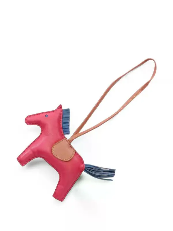 Hermès 2000s Rodeo Mm Bag Charm - Red