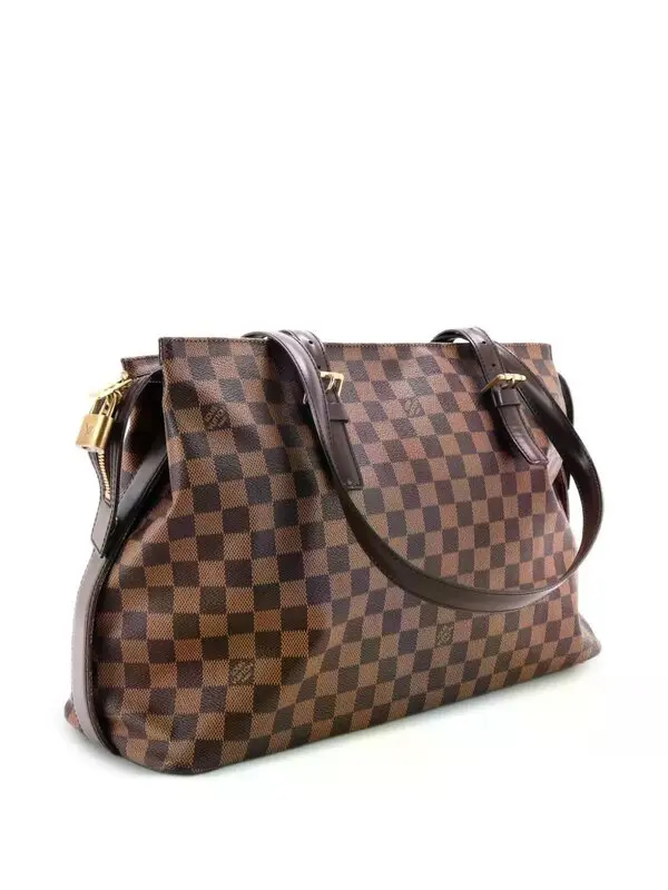 LOUIS VUITTON Chelsea Handbag Damier Tote Bag - Brown