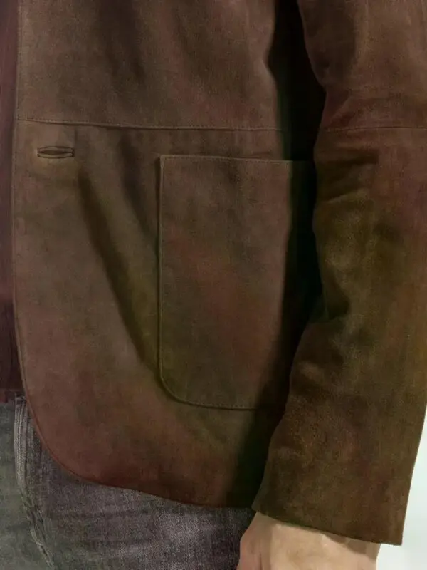 Seventy Suede Notched-lapel Jacket