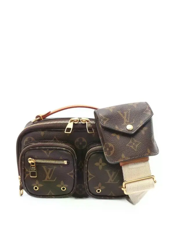 LOUIS VUITTON 2010s Monogram Utility Tote Bag - Brown