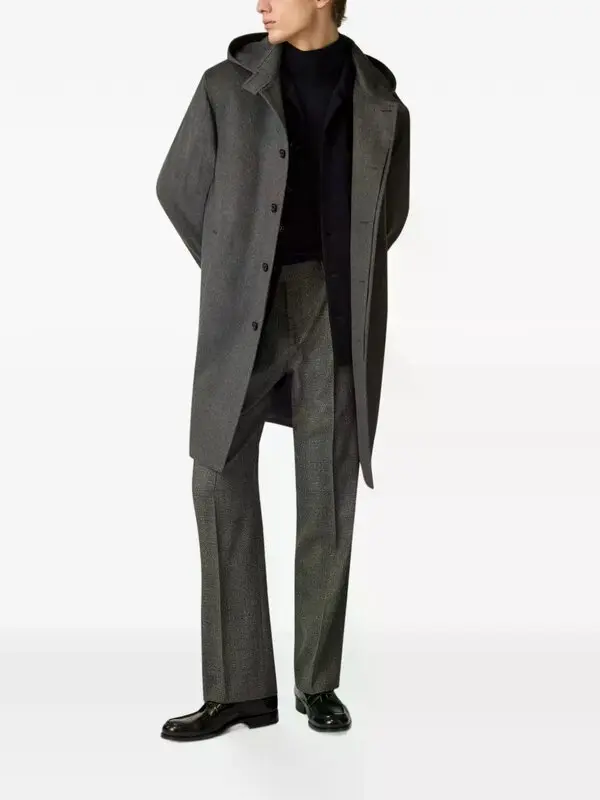 LARDINI Padded Hooded Coat