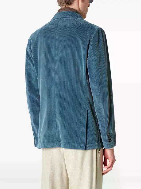 MANUEL RITZ Corduroy Single-breasted Blazer