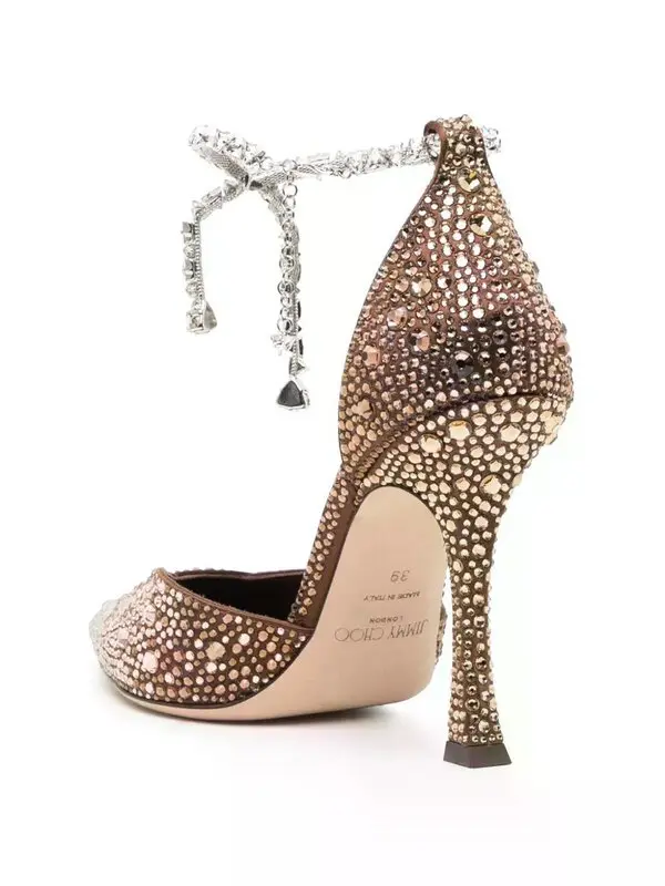 JIMMY CHOO 100mm Stevie Pumps - Neutrals