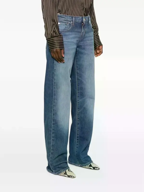 SEVEN Low-rise Straight-leg Jeans