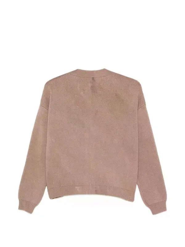 LISKA V-neck Button-up Cardigan