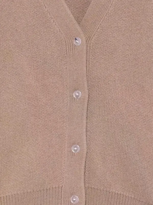 LISKA V-neck Button-up Cardigan