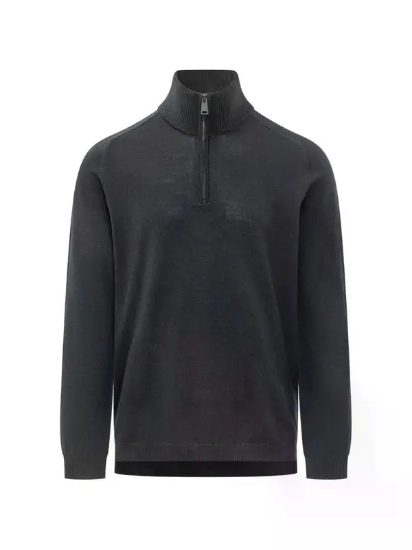 Premiata Quarter-zip Wool Sweater