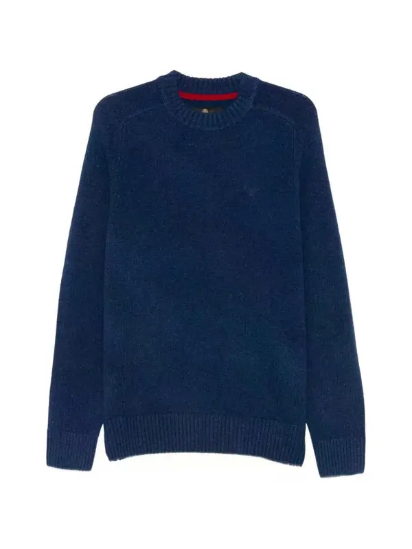 Barbour Raglan-sleeve Logo-embroidered Sweater