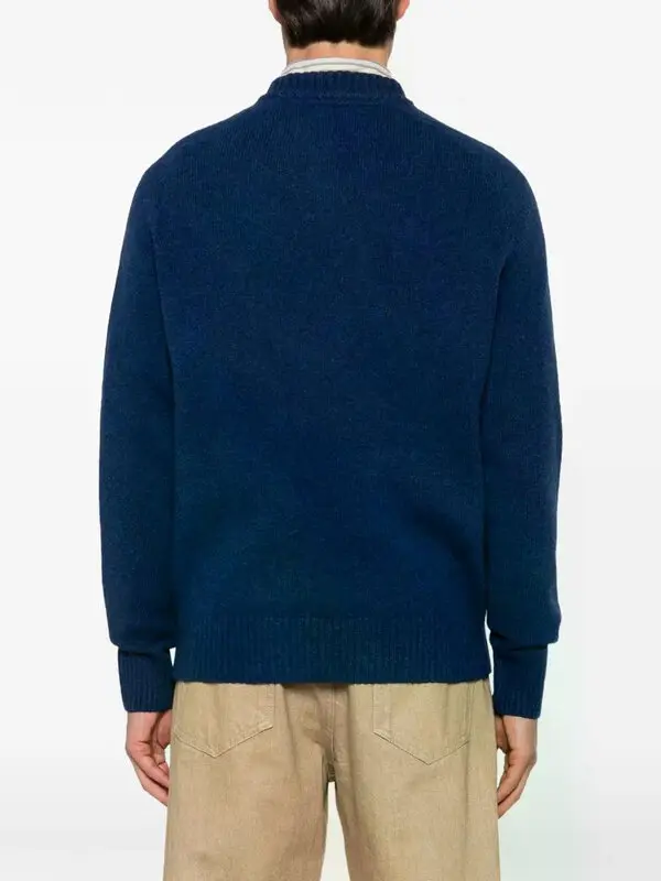 Barbour Raglan-sleeve Logo-embroidered Sweater