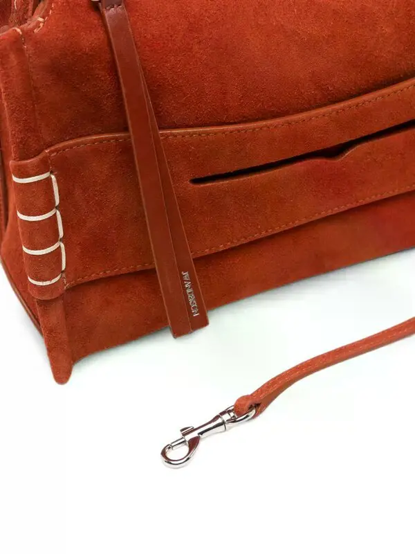 JW Anderson Whipstitch-detail Tote Bag - Orange