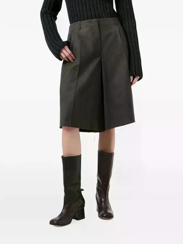 Our Legacy Jumbo Pinstriped Shorts