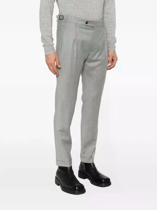 BERWICH Retro Tapered-leg Side-adjuster Trousers