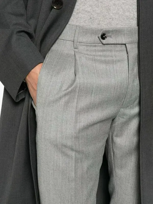 BERWICH Retro Tapered-leg Side-adjuster Trousers