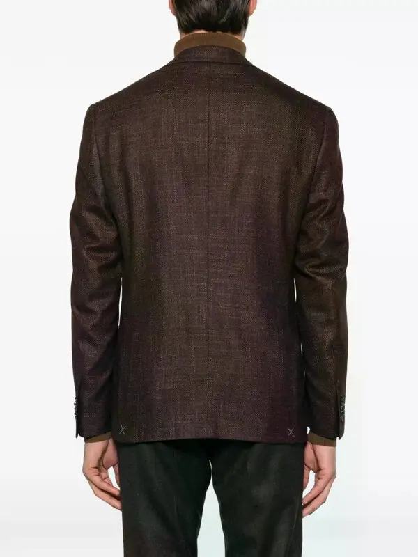 Corneliani Textured-finish Single-breasted Blazer
