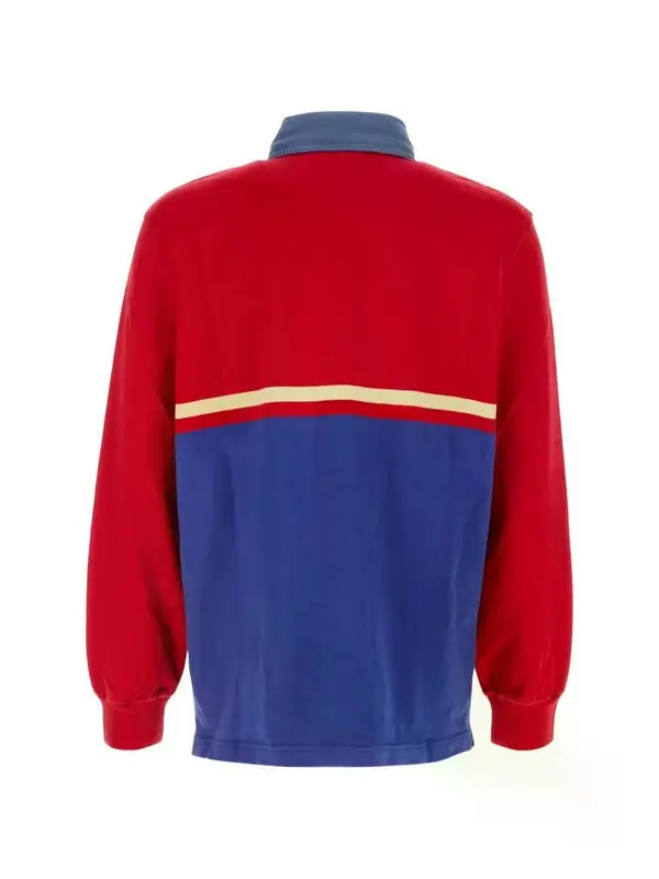 JW Anderson Colour-block Long-sleeve Polo Shirt