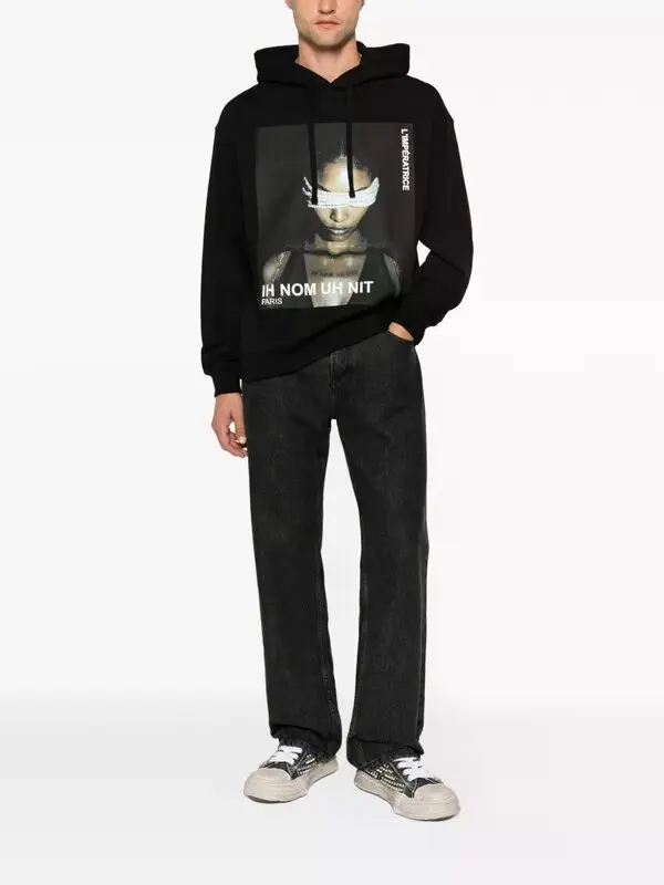 IH NOM UH NIT Graphic-print Drawstring Hoodie