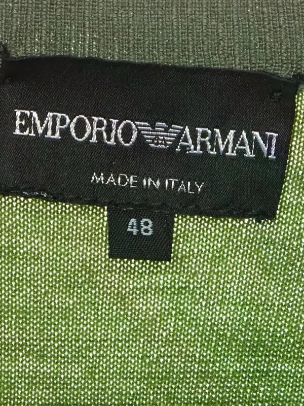 Emporio Armani Logo-embroidered Elbow-patch Sweater