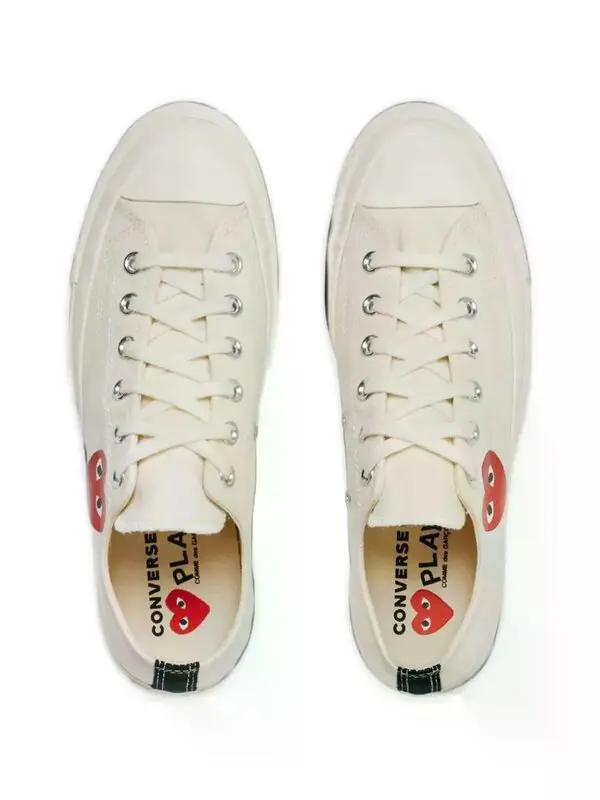 Play Comme Des Garcon X Converse Chuck 70 Heart-print Sneakers