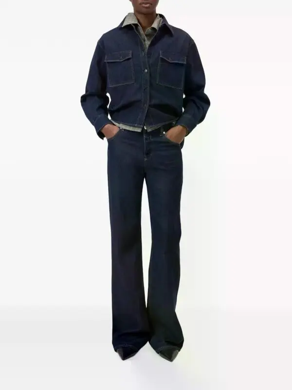 Closed Gillan Cotton Wide-leg Jeans - Blue
