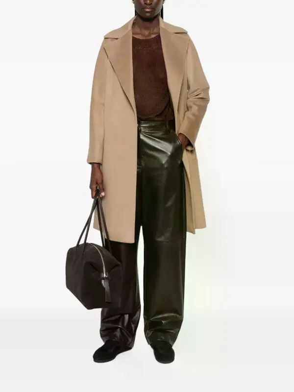 Max Mara Belted Notch-lapel Coat