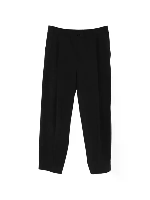 Giorgio Armani Pleated-front Elasticated-waistband Trousers