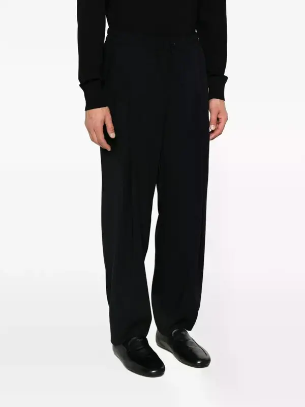 Giorgio Armani Pleated-front Elasticated-waistband Trousers